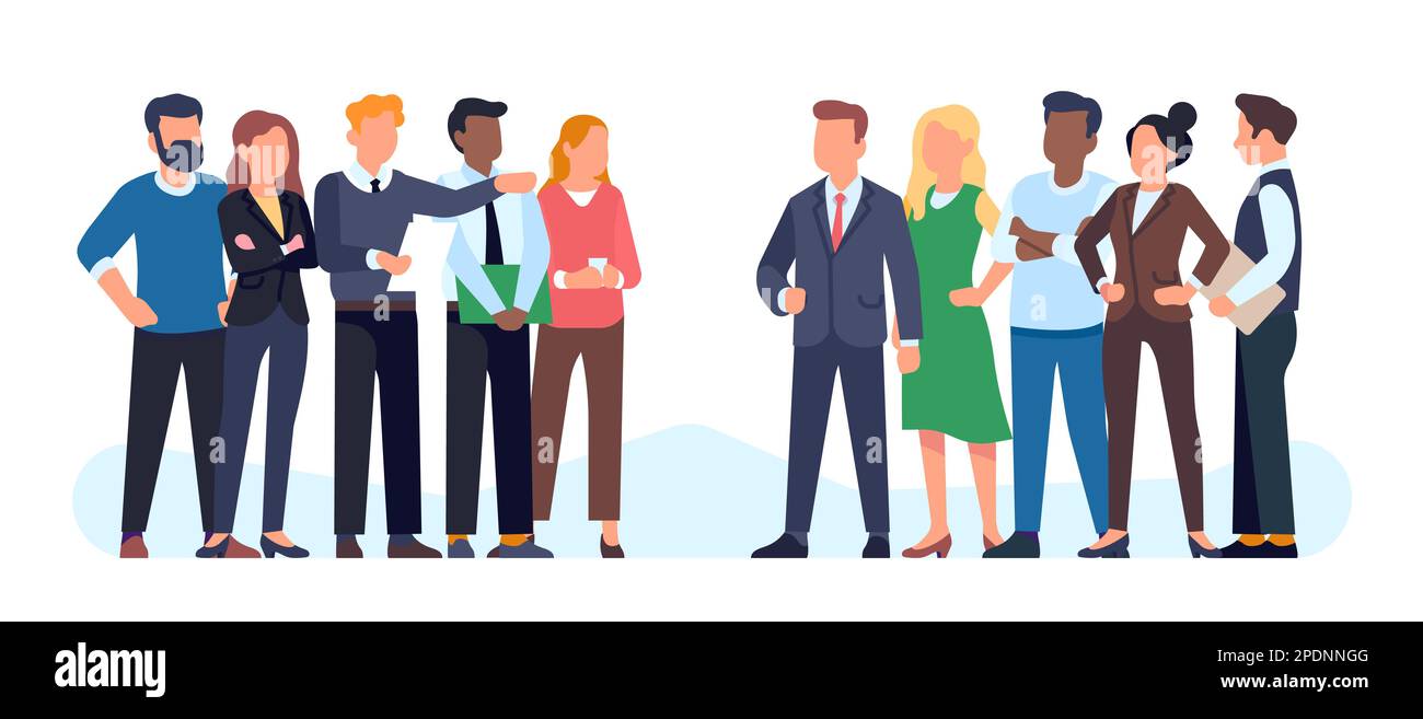 Groups Of Business People