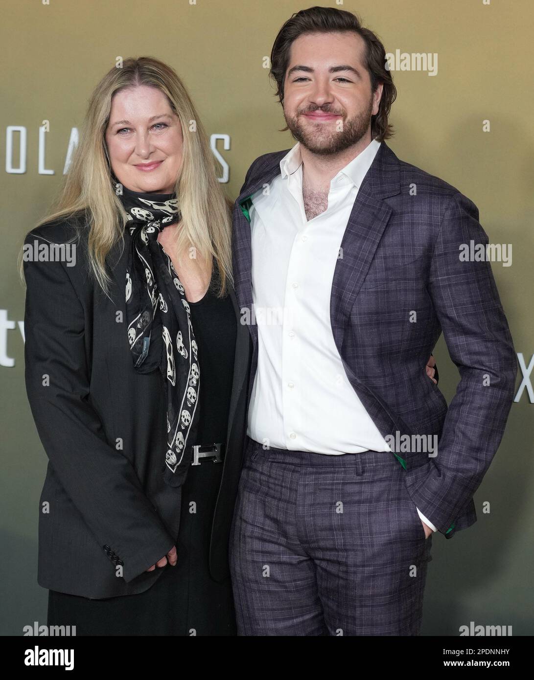 Los Angeles, USA. 14th Mar, 2023. (L-R) Marcy Wudarski and Michael ...