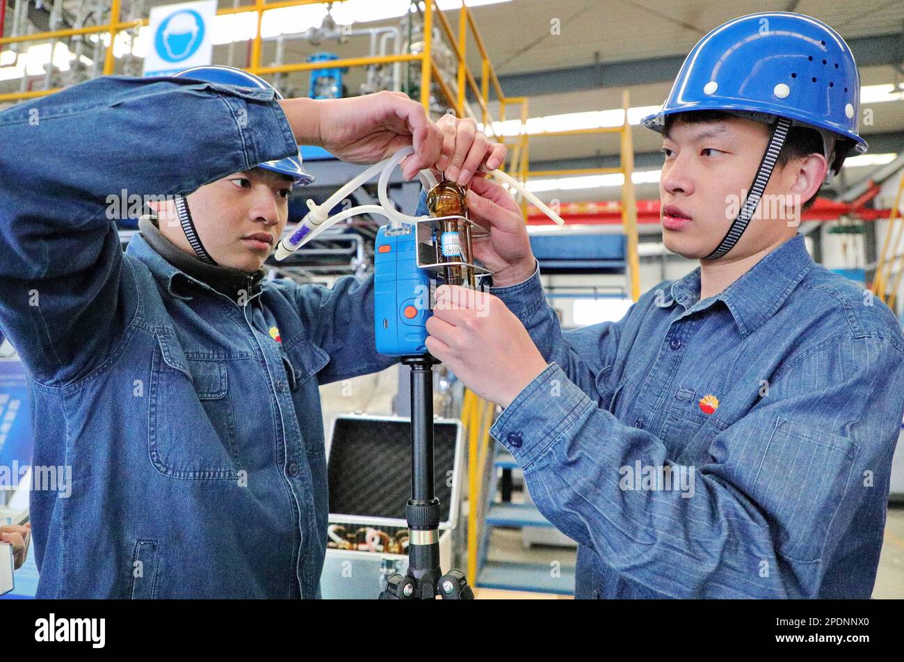 QINHUANGDAO, CHINA - MARCH 15, 2023 - Athletes perform occupational ...