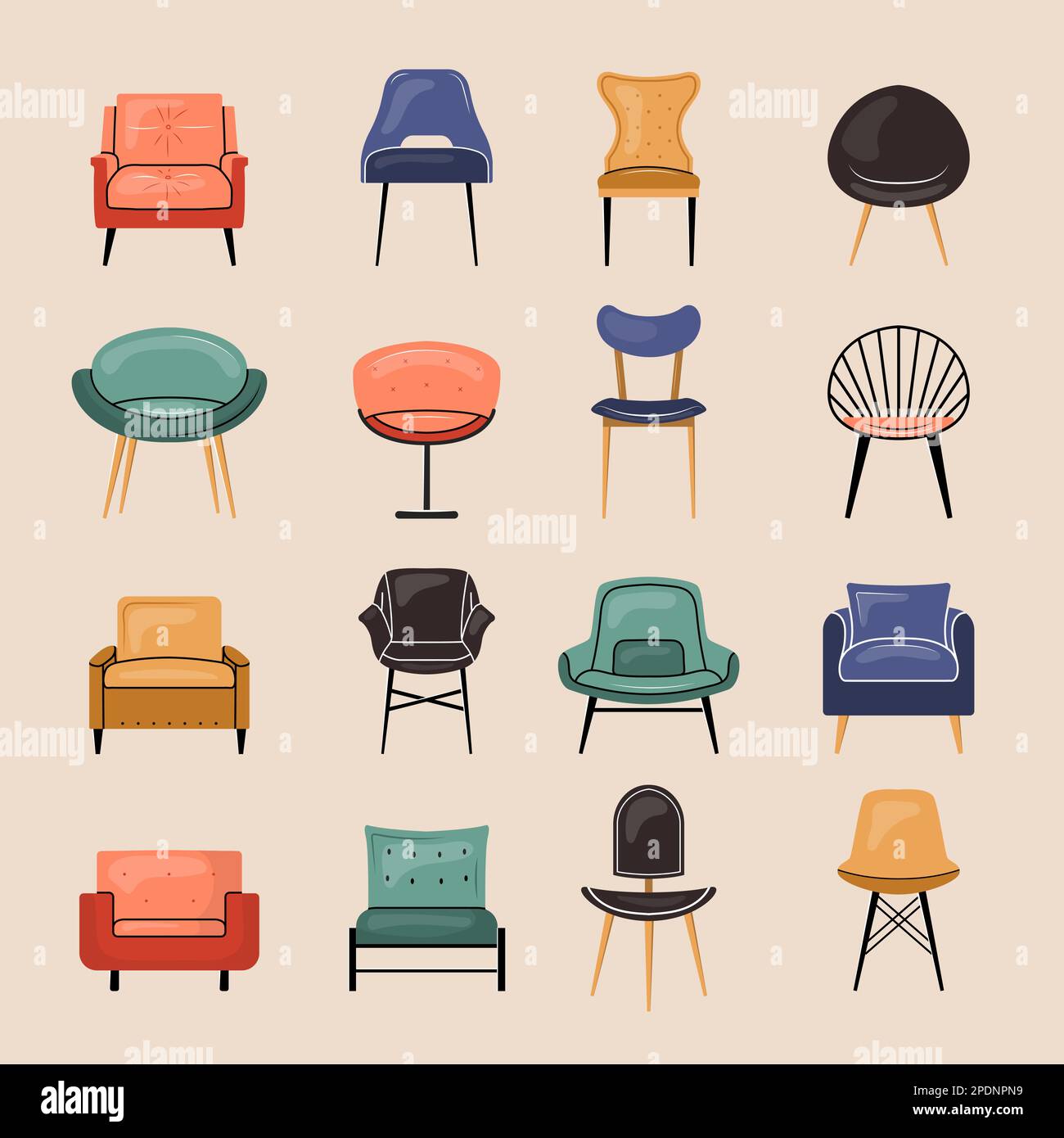 Modern Chair Vector