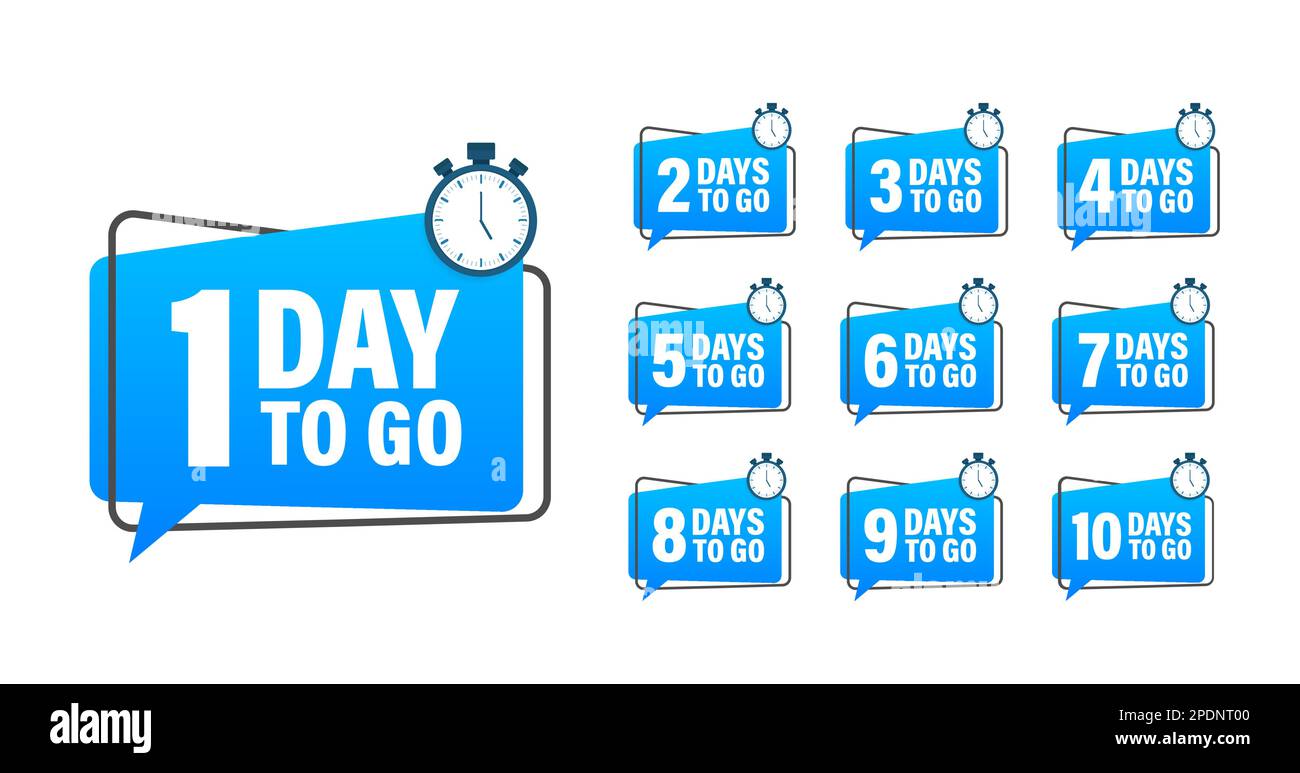 8 Days To Go Countdown