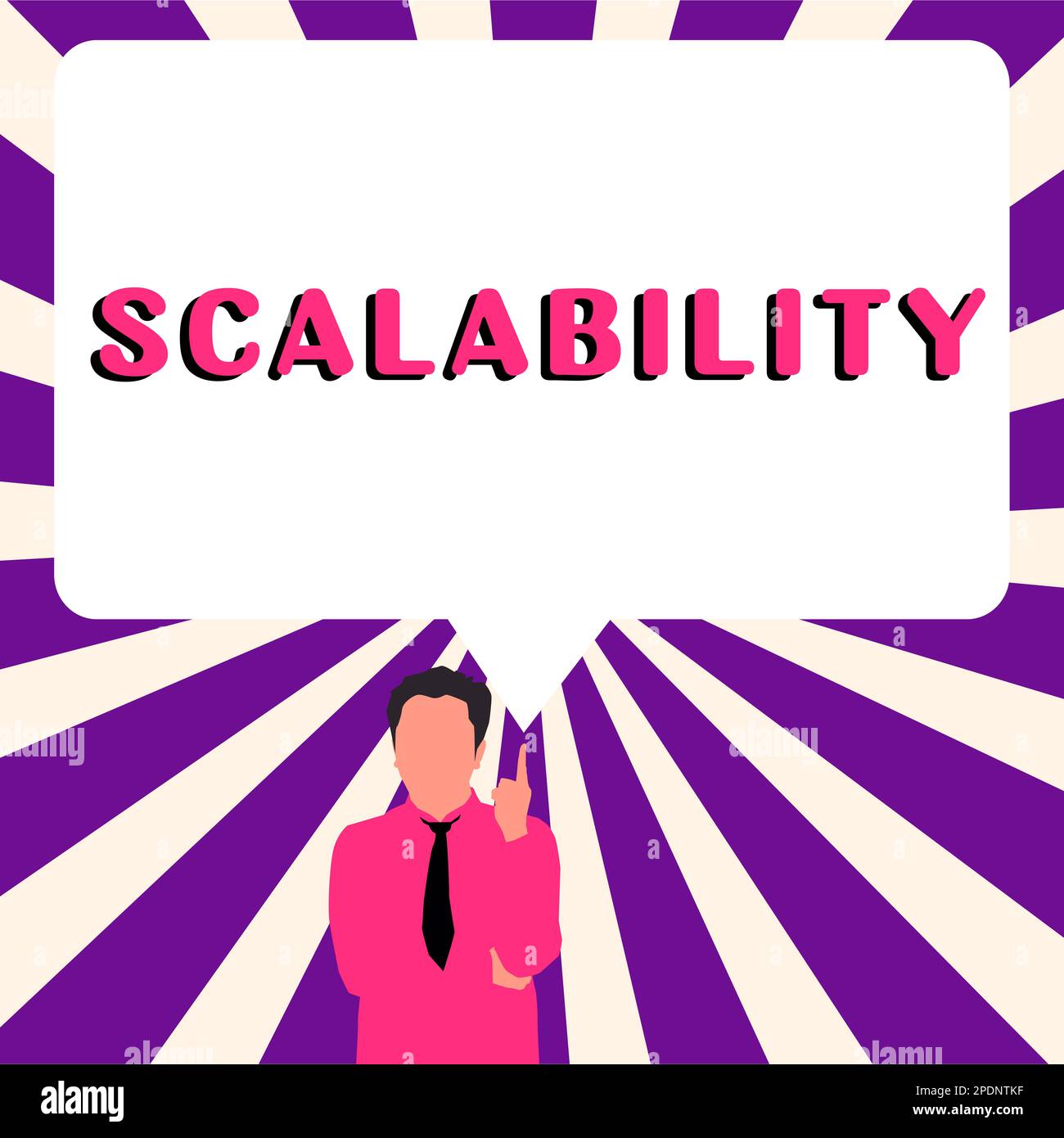 Hand writing sign Scalability. Internet Concept capable of being easily ...