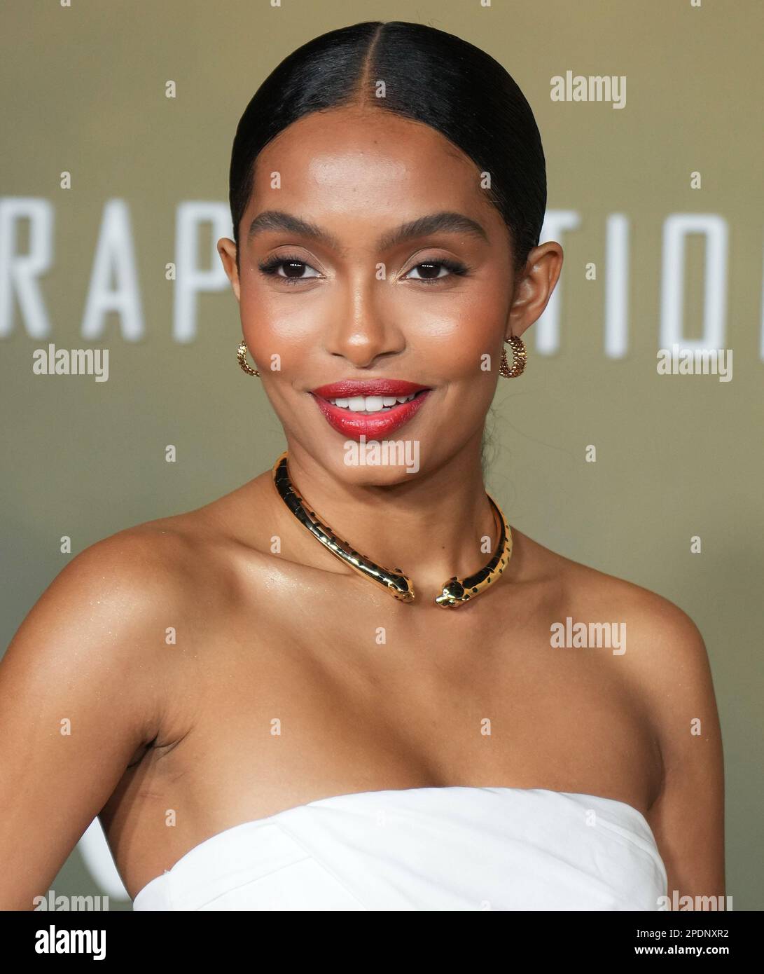 Los Angeles, USA. 14th Mar, 2023. Yara Shahidi arrives at the Apple ...