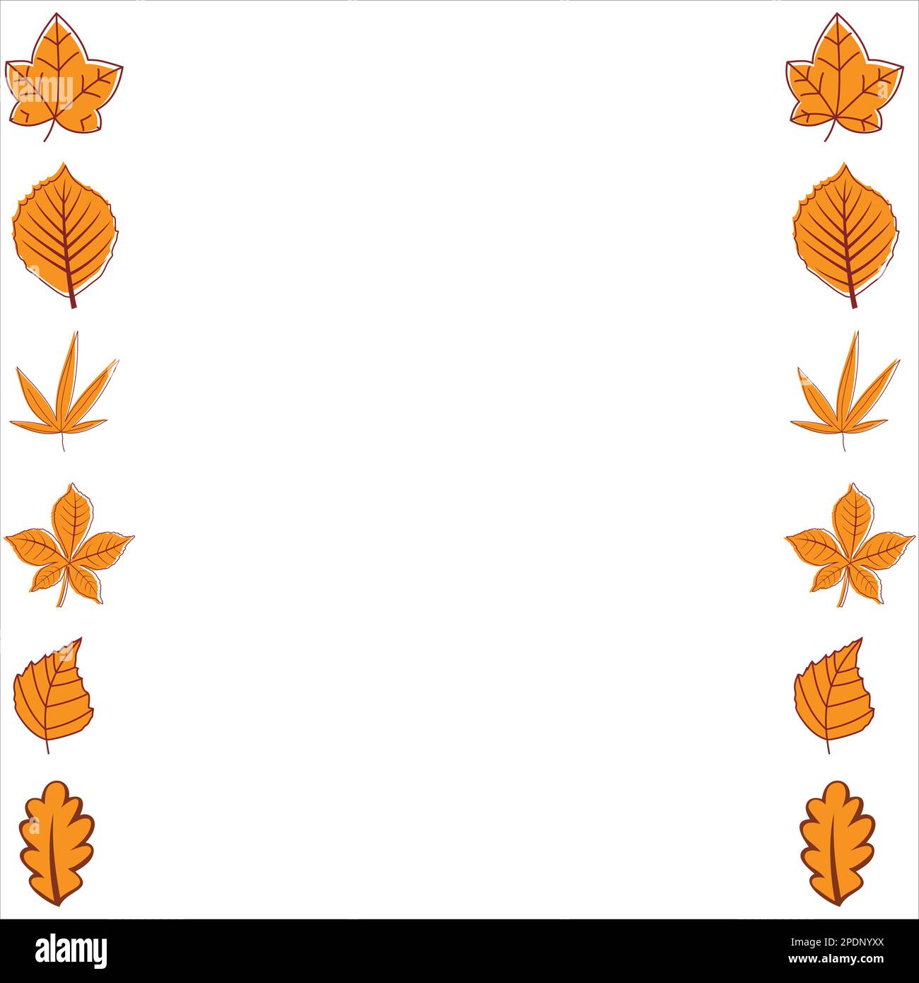 Fall Leaf Page Border