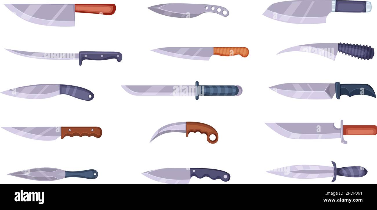 Cartoon knives hi-res stock photography and images - Alamy