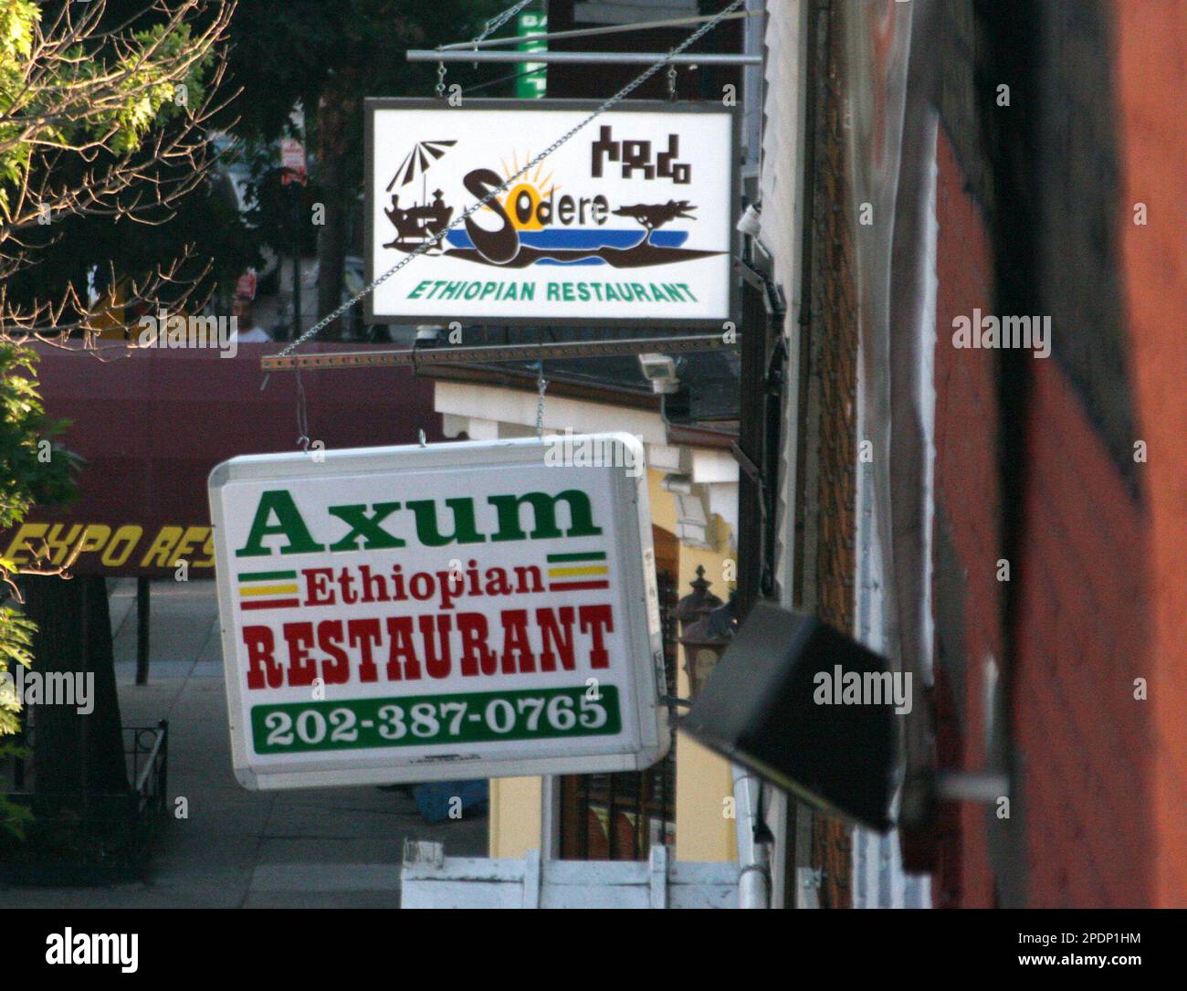 ** ADVANCE FOR MONDAY, OCT. 10 ** Some of the many signs in the ...