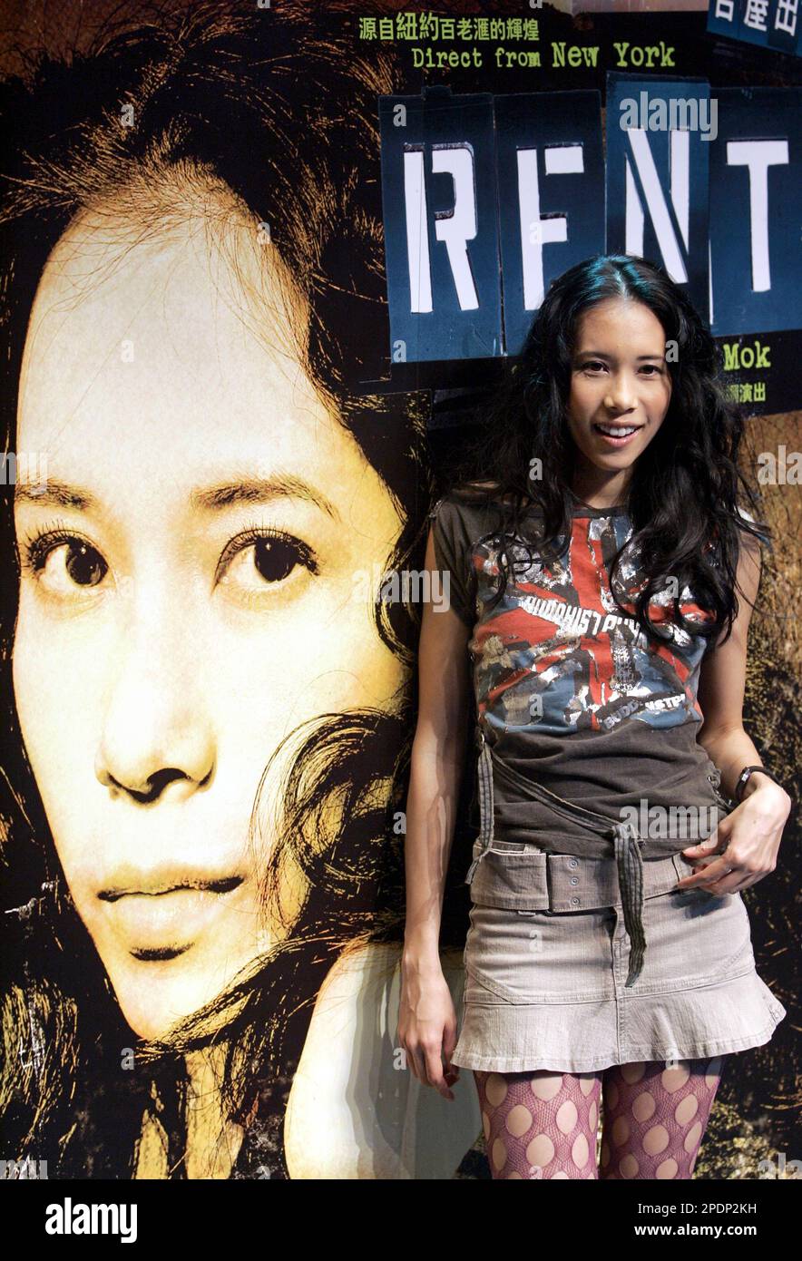 Hong Kong pop star Karen Mok poses for photographers during a press ...