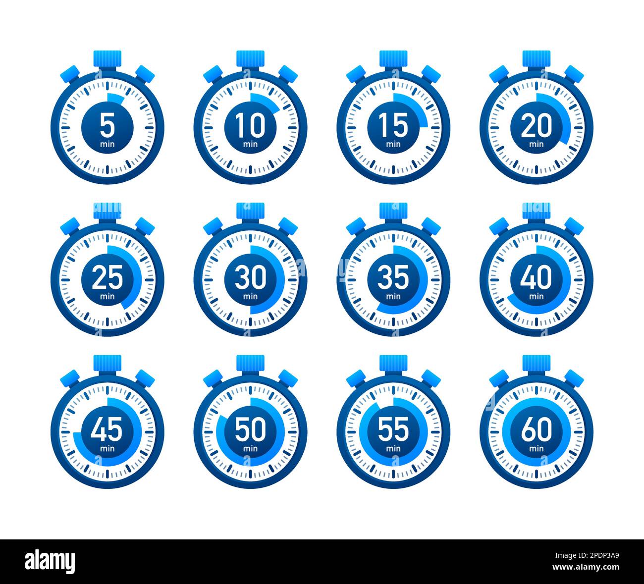 Timer, stopwatch icons set 10 20 30 40 50 60 minutes. Cooking time ... Timer, stopwatch icons set 10 20 30 40 50 60 minutes. Cooking time ...