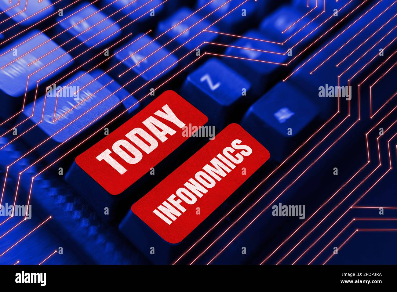 Conceptual display Infonomics. Business concept visual image used to ...