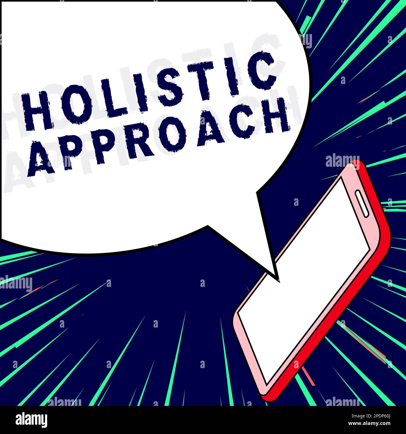 Inspiration Showing Sign Holistic Approach Word Written On Characterized Belief That Parts