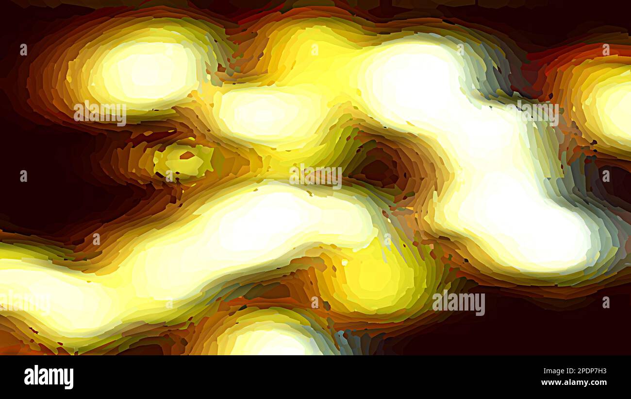 Orange painting style glow abstract background. 2D layout illustration ...