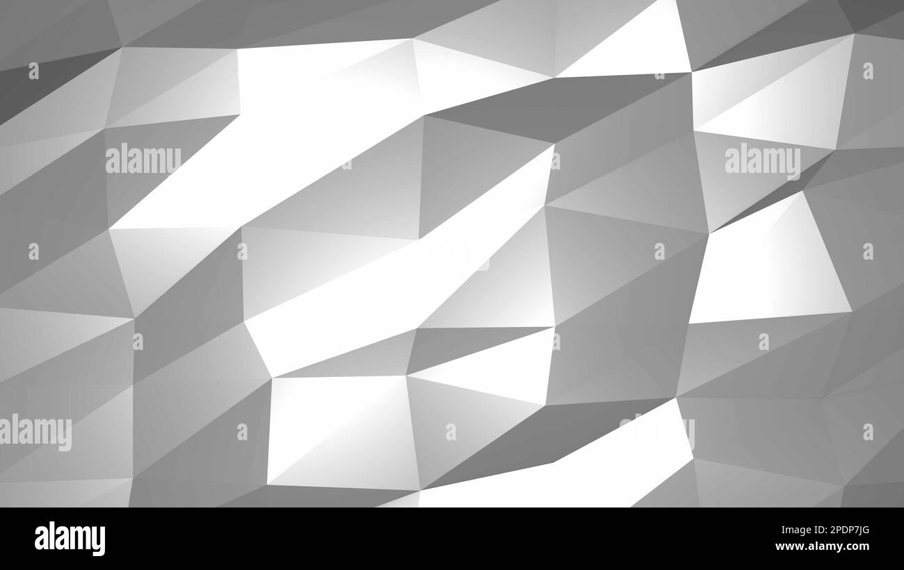 Grey color low poly triangle shape background. 2D layout illustration ...