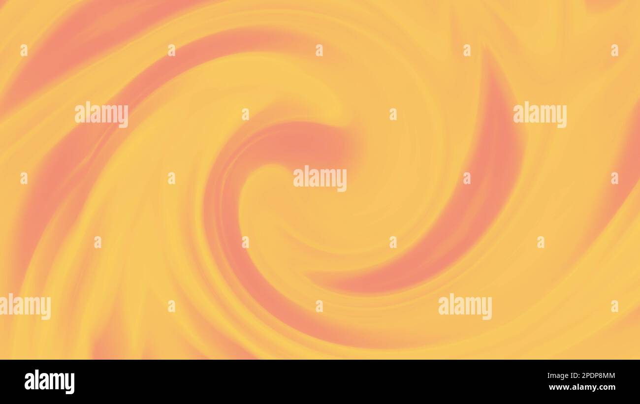 Orange spin in center gradient wavy background. 2D layout illustration ...