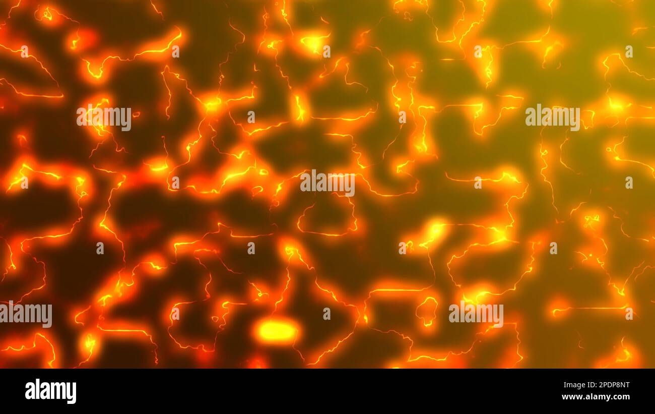 Orange color with electric background. 2D layout illustration Stock ...