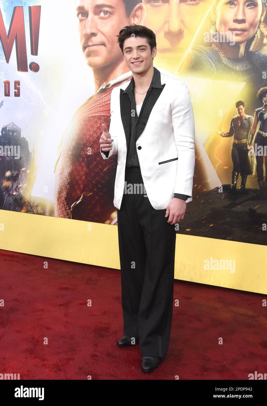 Los Angeles, California, USA 14th March 2023 Actor Asher Angel attends ...