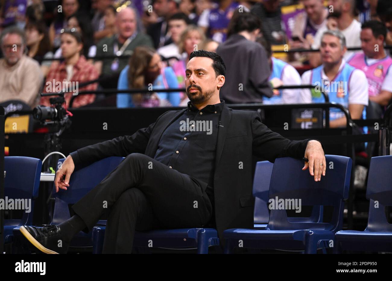 Breakers head coach Mody Maor looks on during game 5 of the NBL ...