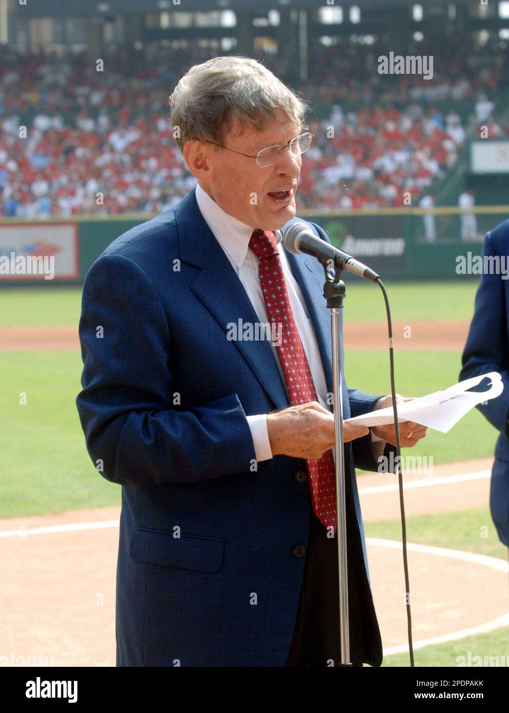 Baseball Commissioner Bud Selig speaks prior to the last regular season ...