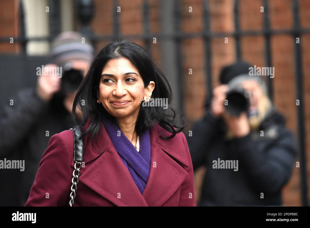 London, UK. 15th Mar, 2023. London UK 15th March 2023Suella Braverman ...