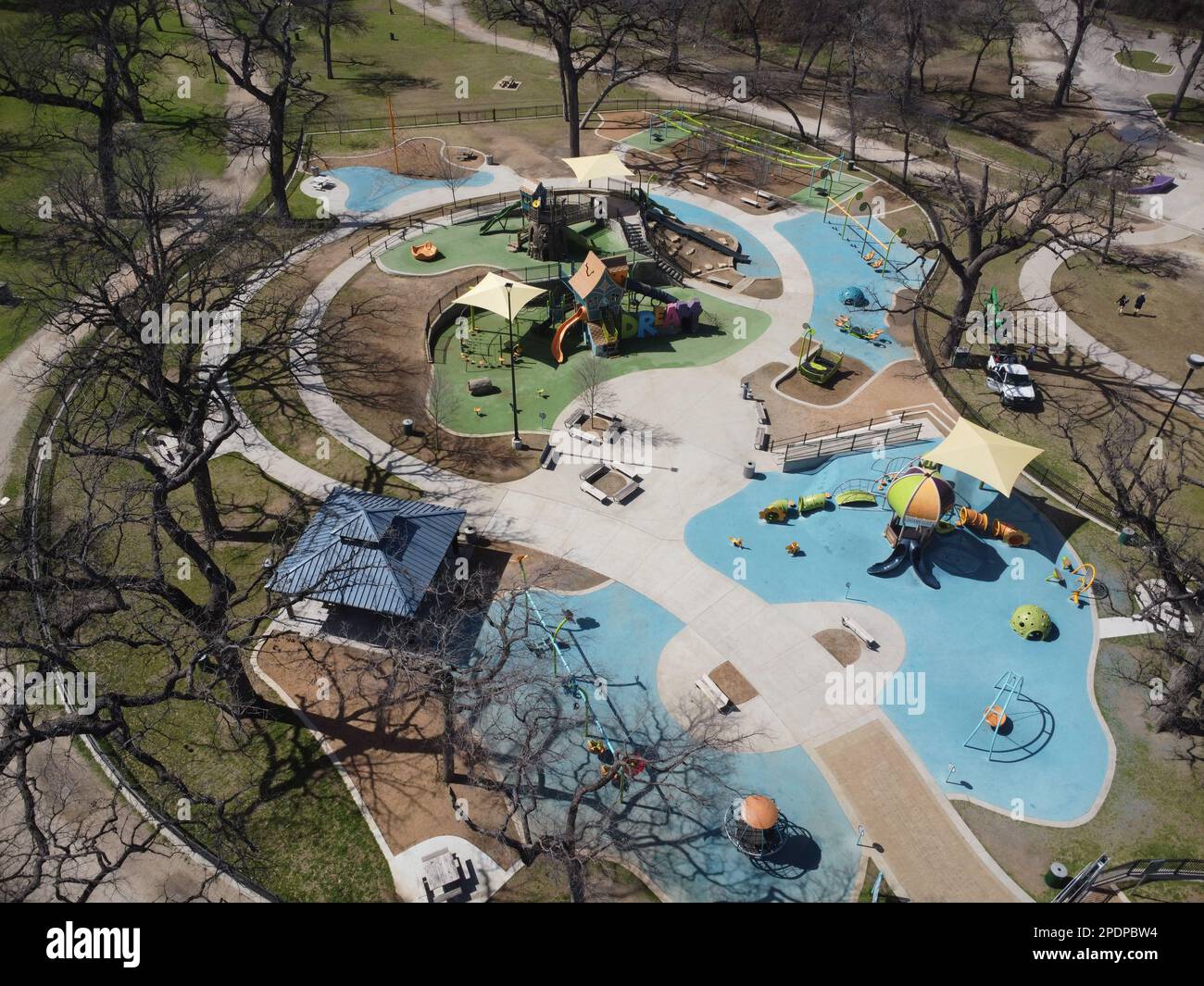 A vibrant park with playground equipment and fun activities for kids ...
