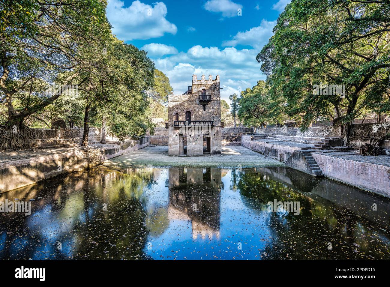 Baths of Fasiladas, place where the celebration of the Epiphany is ...