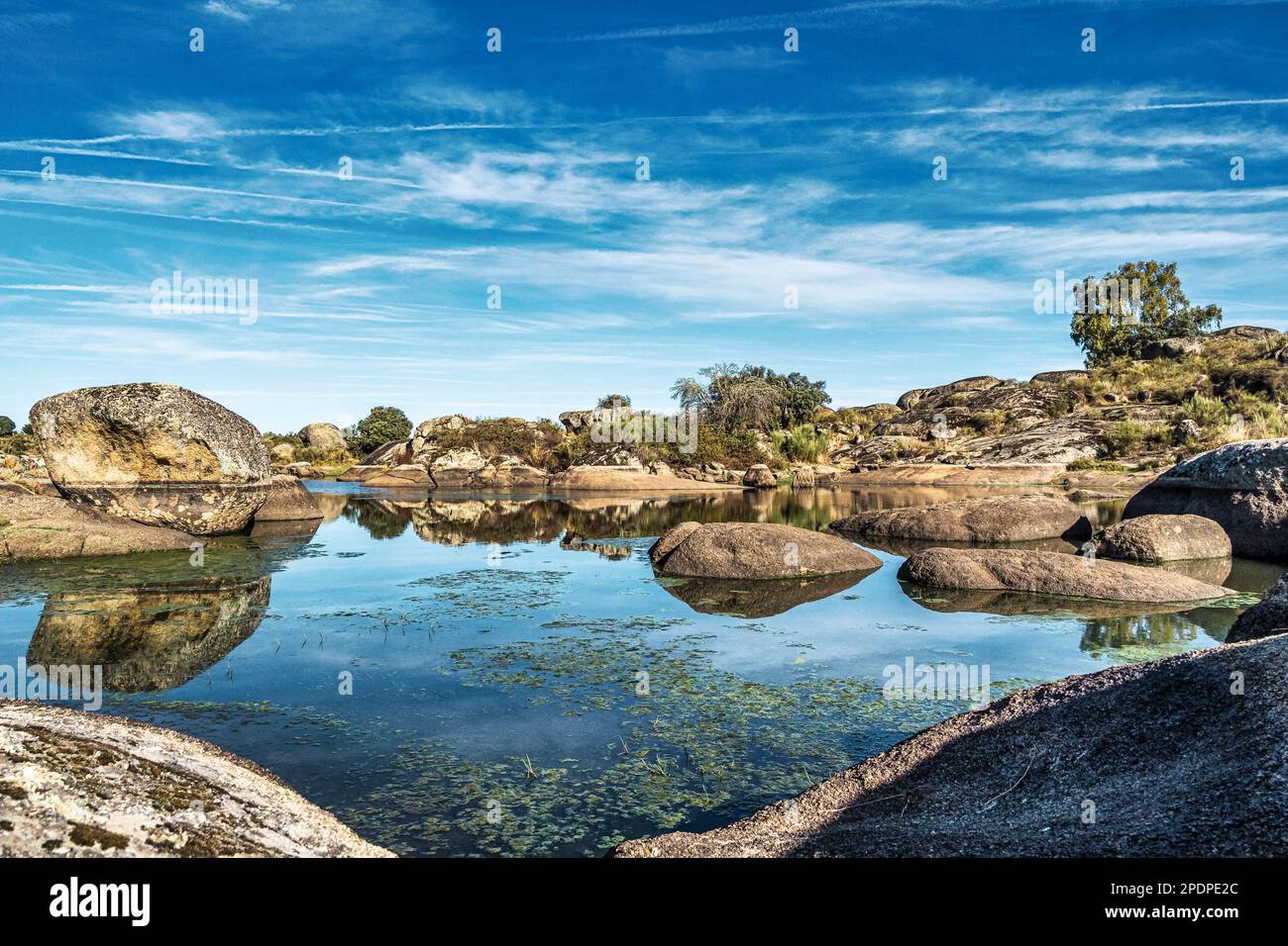 Los Barruecos Natural Monument, Malpartida de Caceres, Extremadura in ...
