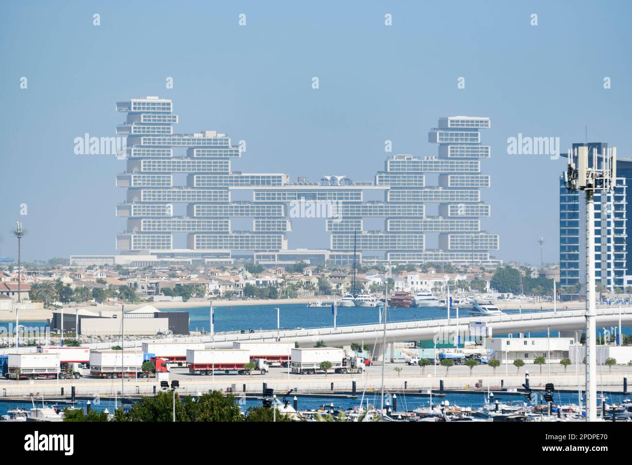 View Of Atlantis The Royal Hotel Resort On Palm Jumeirah From Dubai