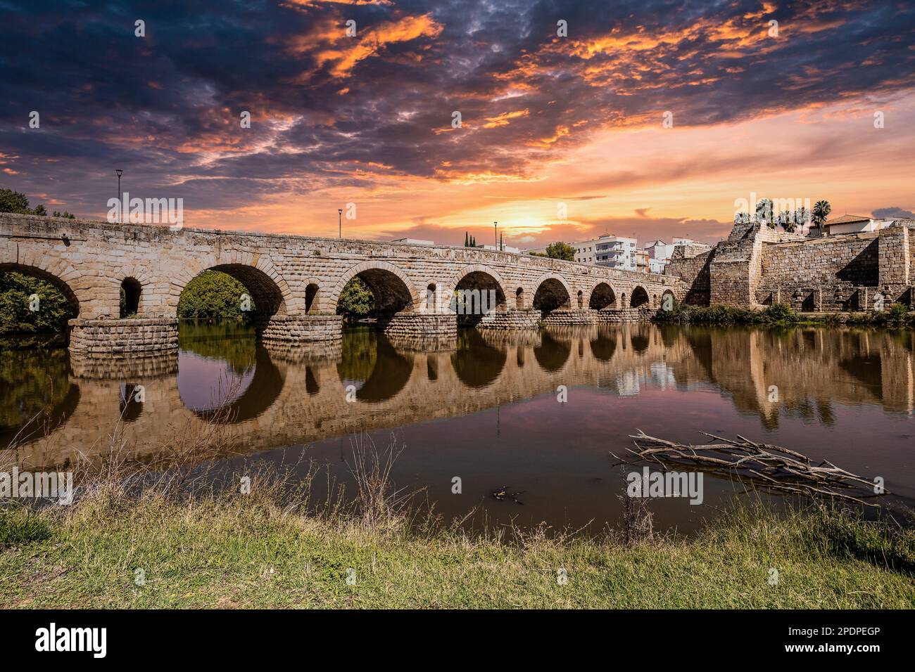 Historical Bridge, built by the Romans. It is the longest surviving ...