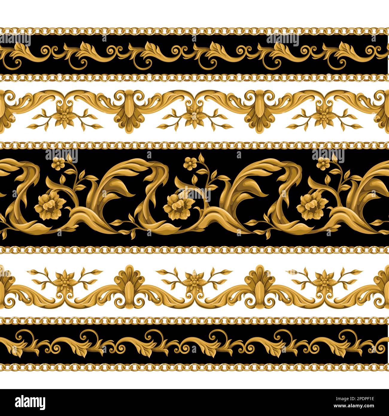 Renaissance ornament borders Stock Vector Images - Alamy