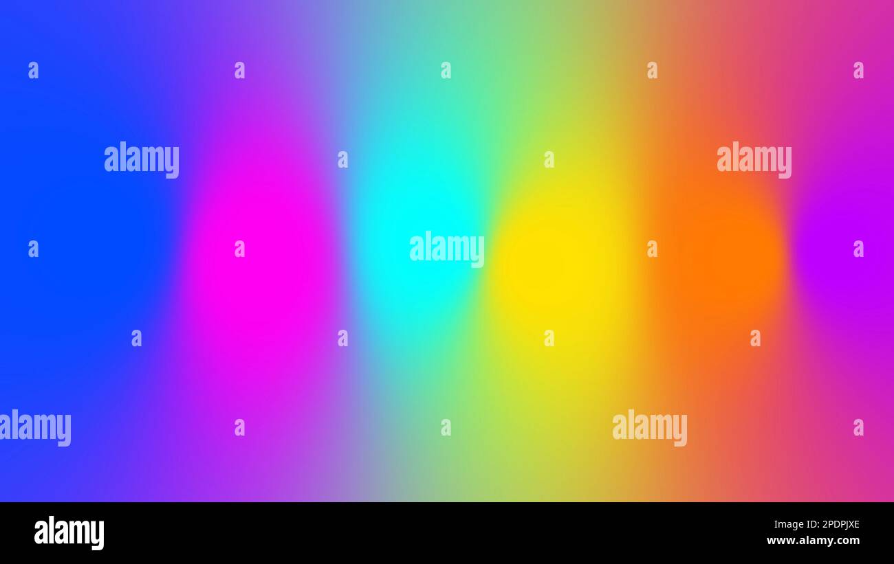 Colorful gradient of 6 color mix background. 2D layout illustration ...