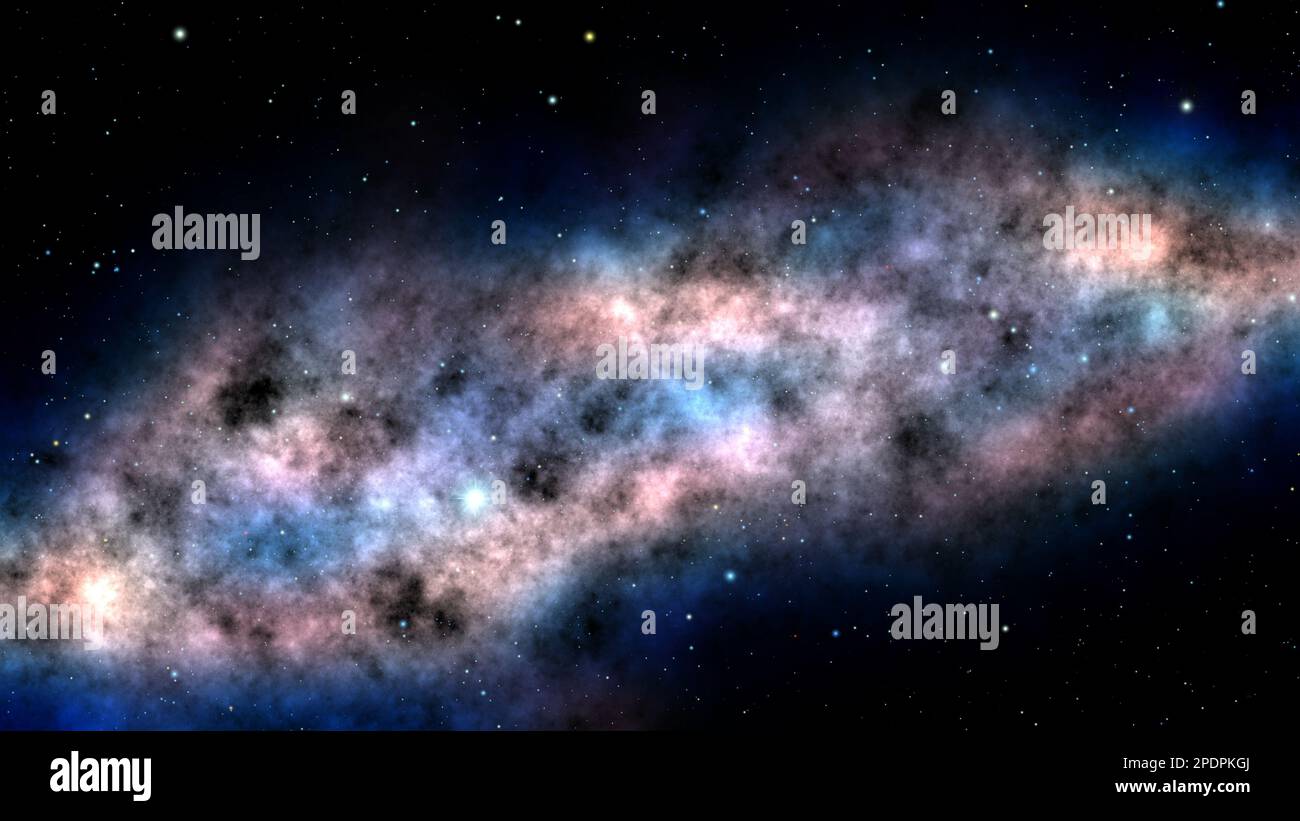 Universe background with glitter star background. 2D layout ...