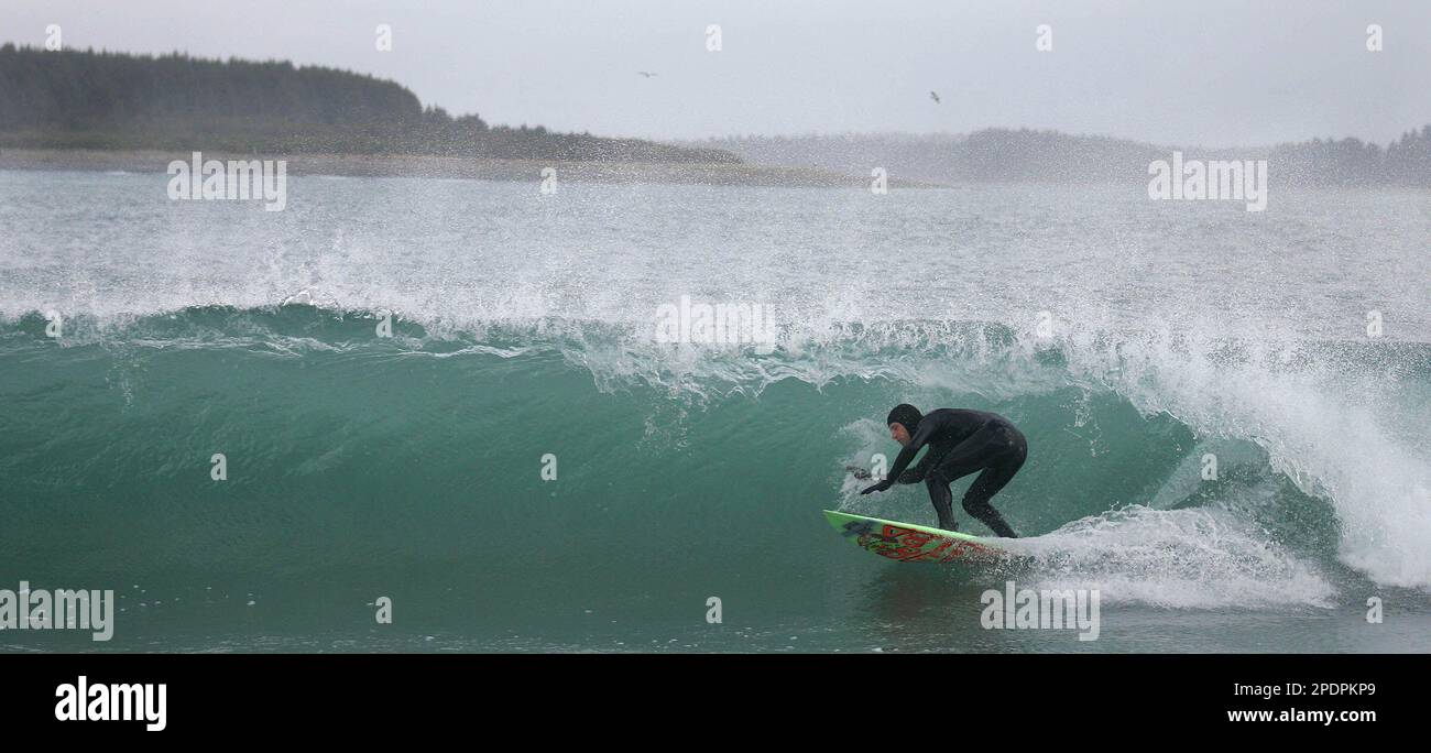 Surfing Yakutat Alaska