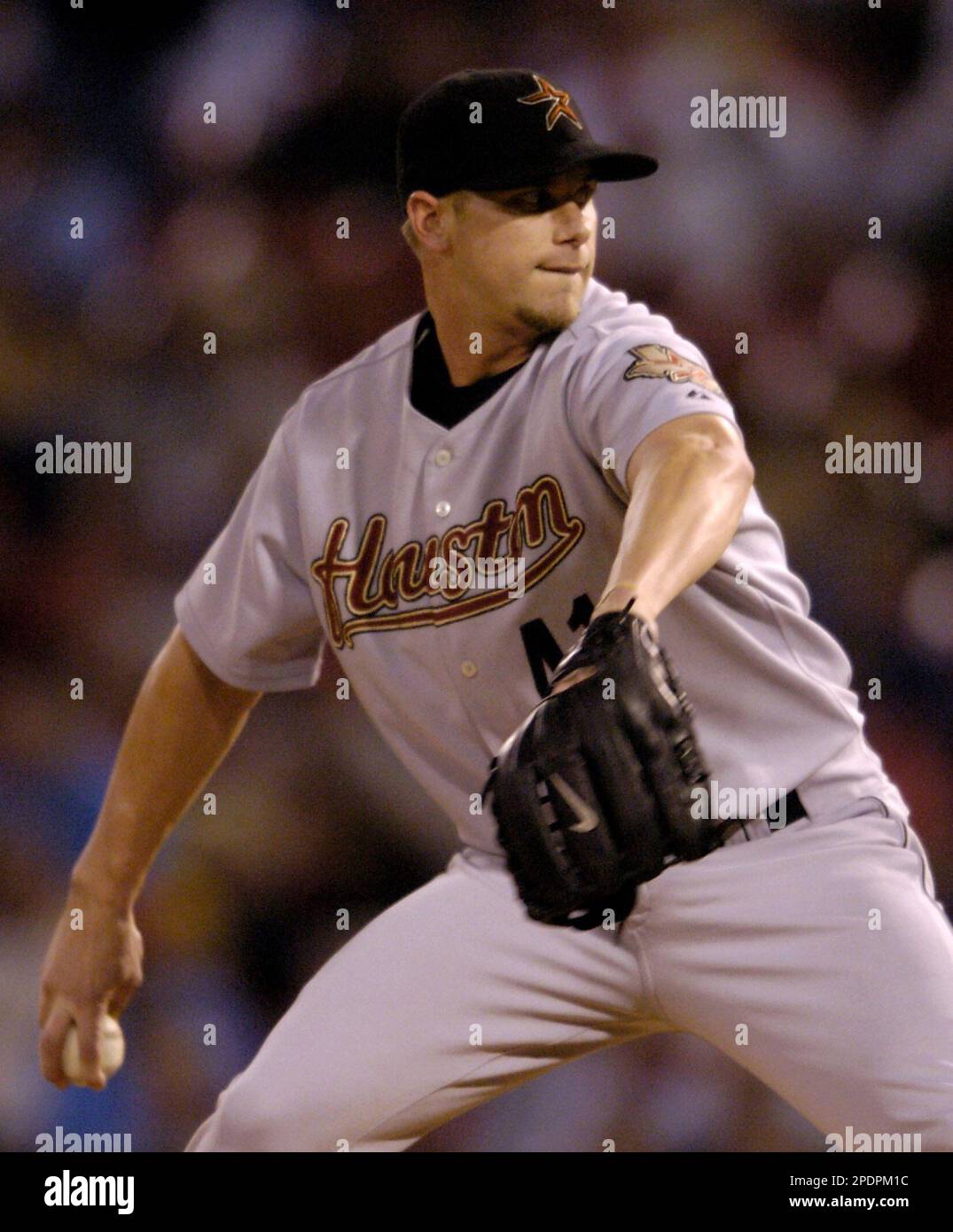 Houston Astros' Brandon Backe pitches against the St. Louis Cardinals ...