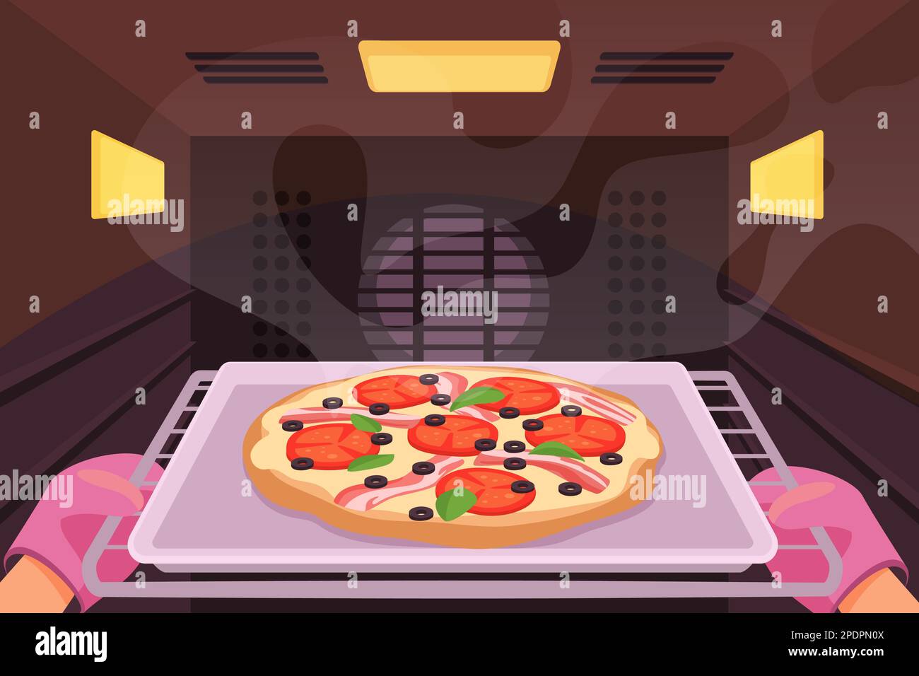 Pull baker Stock Vector Images - Alamy