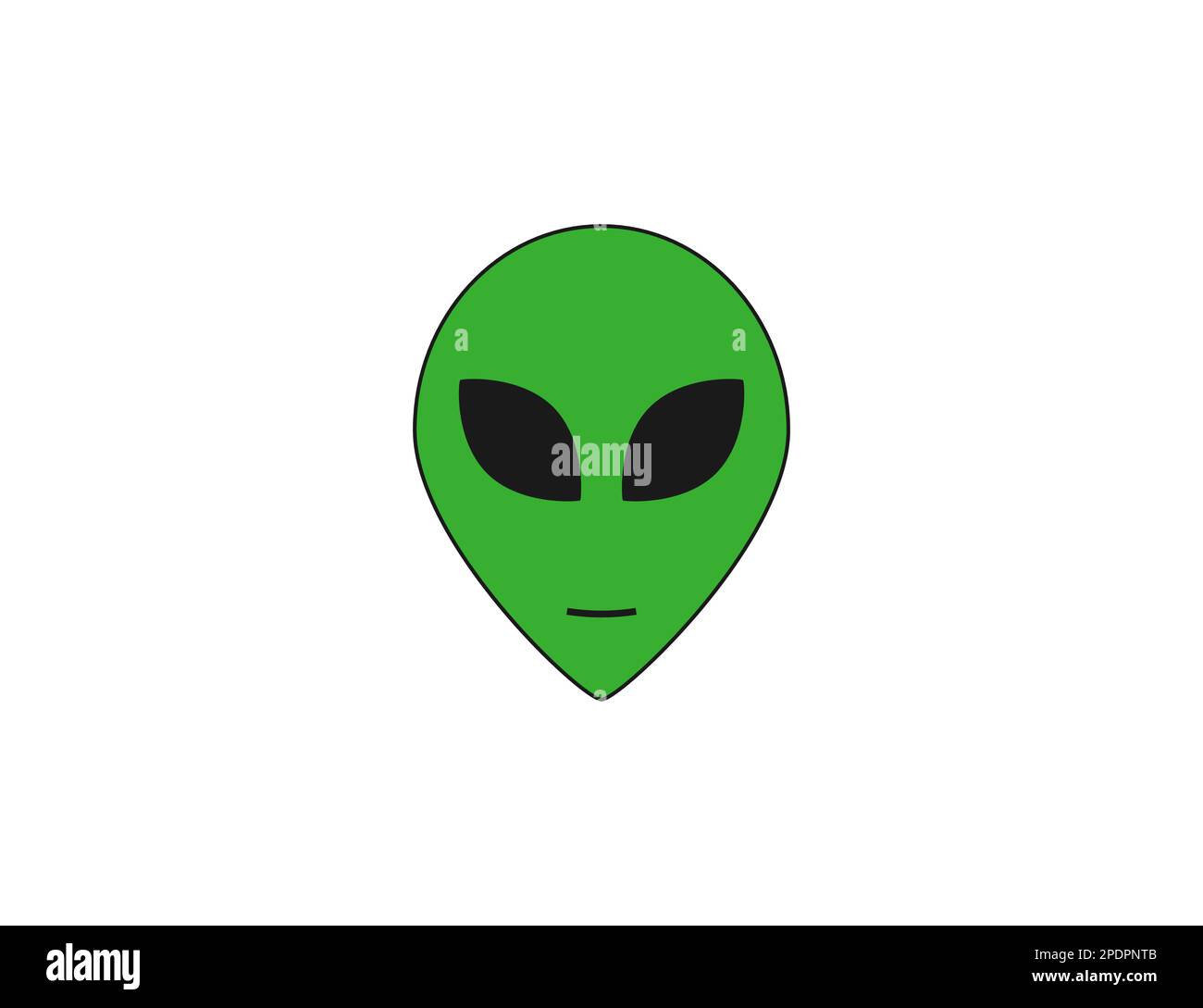 Alien head, character icon. Vector illustration Stock Vector Image ...