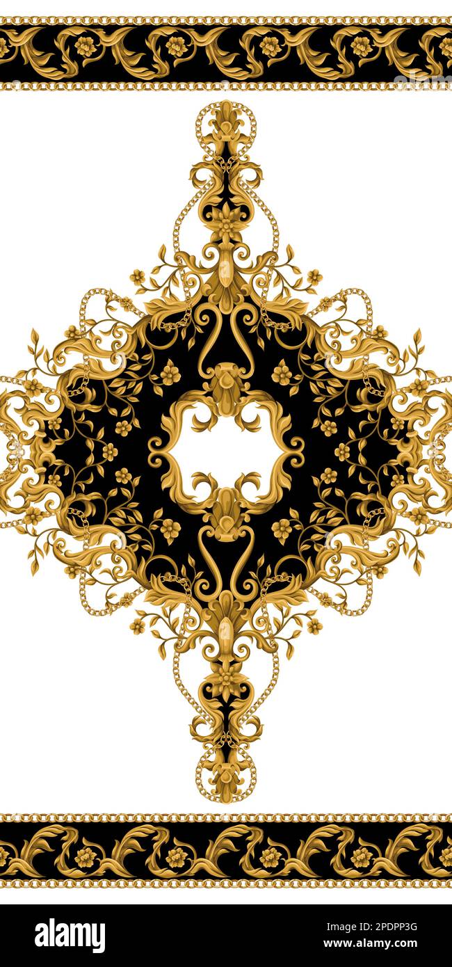 Renaissance ornament borders Stock Vector Images - Alamy