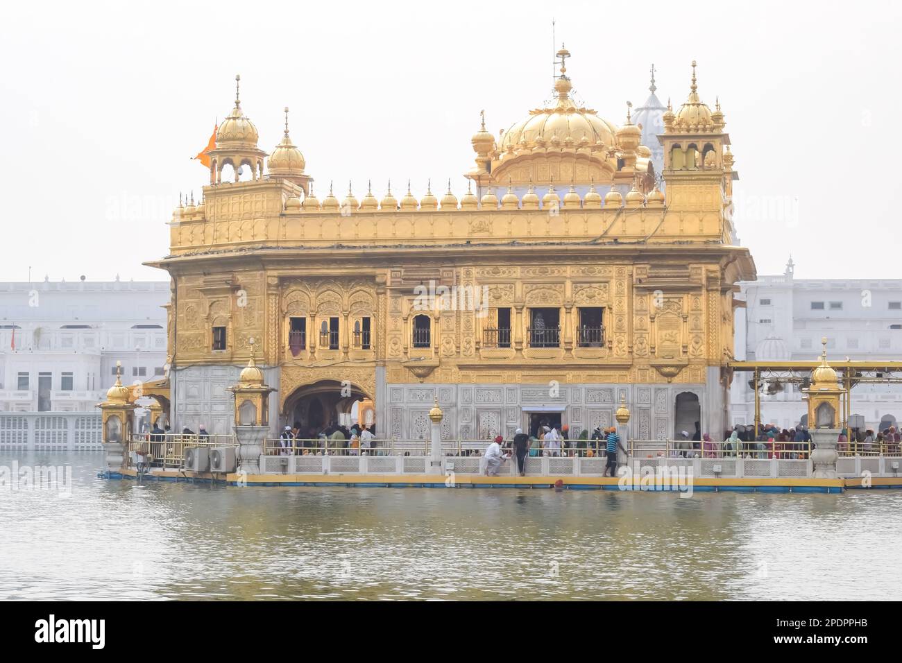 Beautiful view of Golden Temple (Harmandir Sahib) in Amritsar, Punjab ...