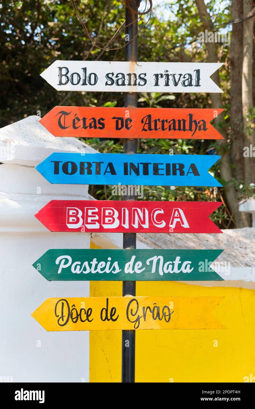 Pastelaria pastry shop sign Fontainhas Panjim Goa India Stock Photo - Alamy