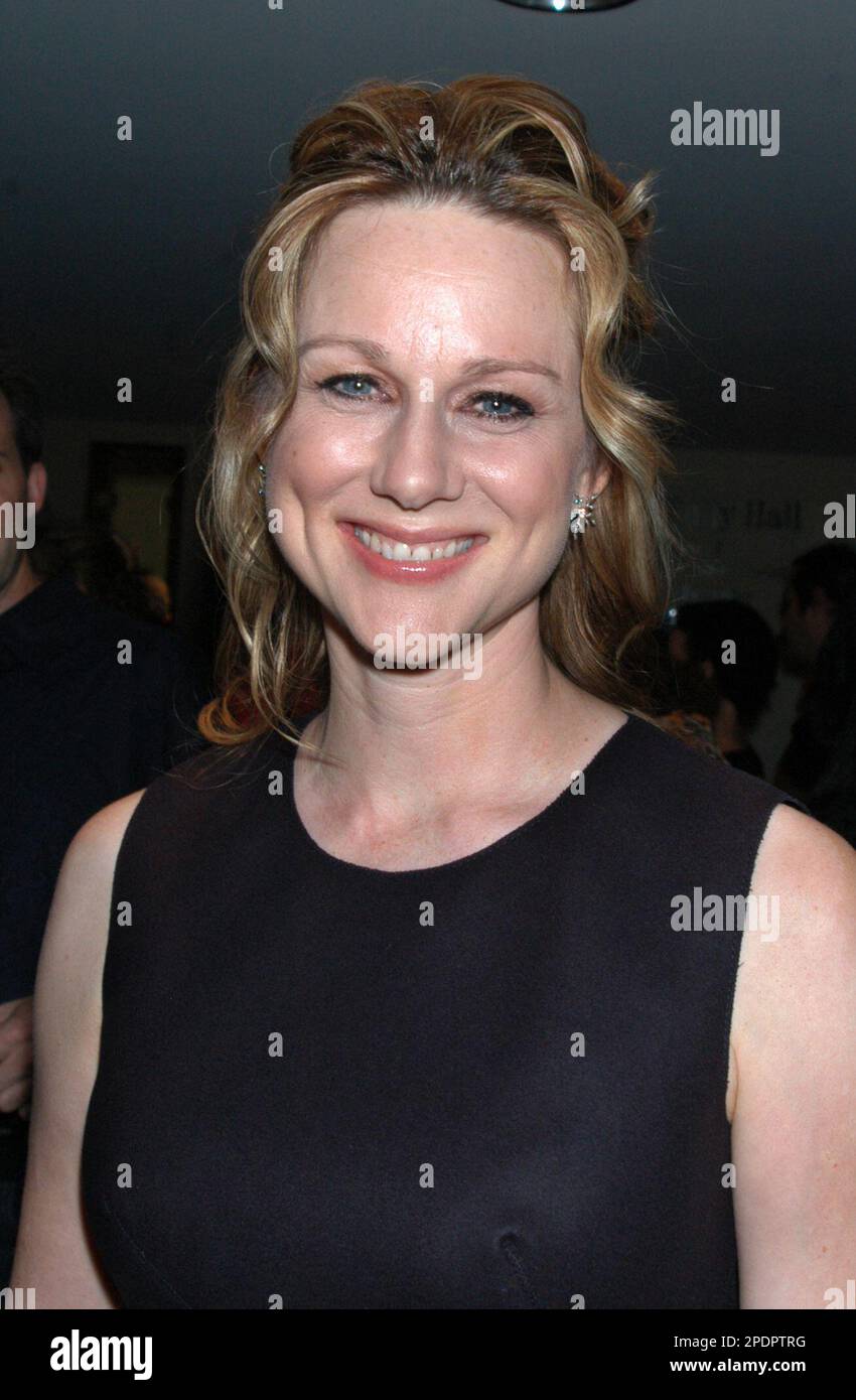Actress Laura Linney arrives at Lincoln Center in New York City for the ...