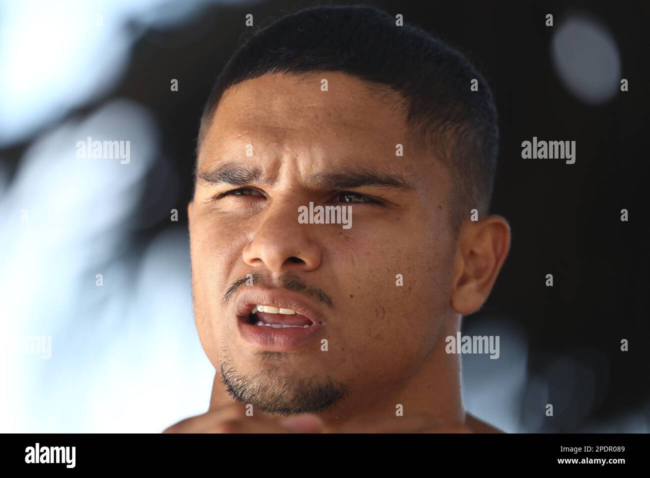 Former Olympic boxer Alex Winwood poses for a portrait at Kinscliff in ...