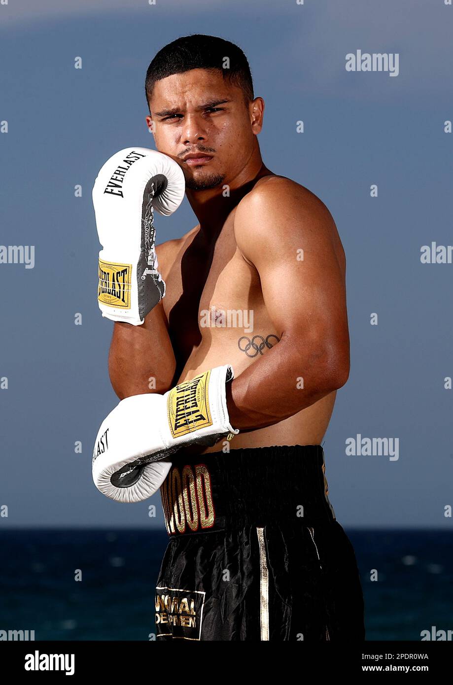 Former Olympic boxer Alex Winwood poses for a portrait at Kinscliff in ...