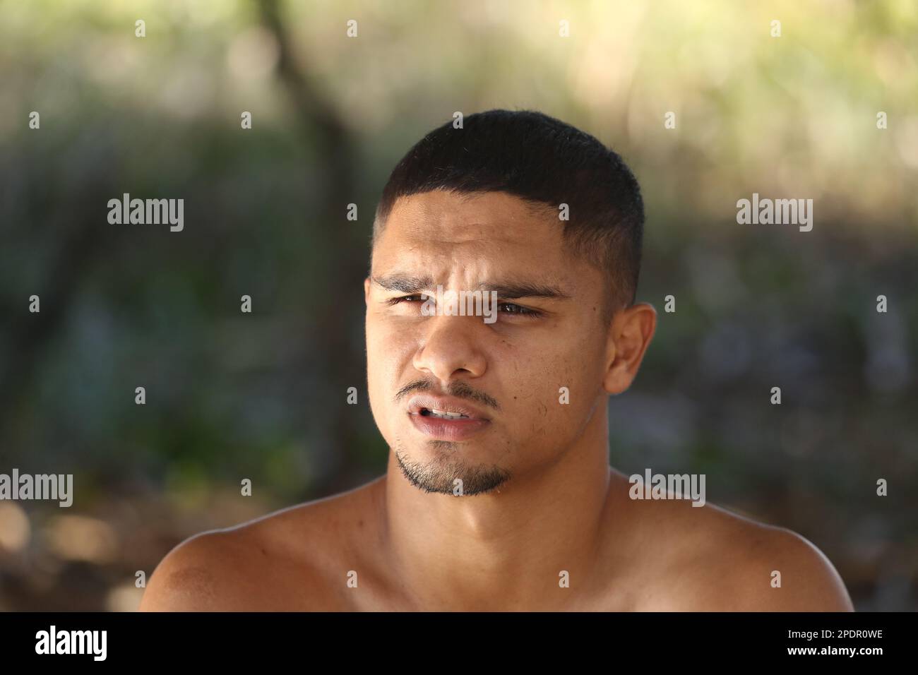 Former Olympic boxer Alex Winwood poses for a portrait at Kinscliff in ...