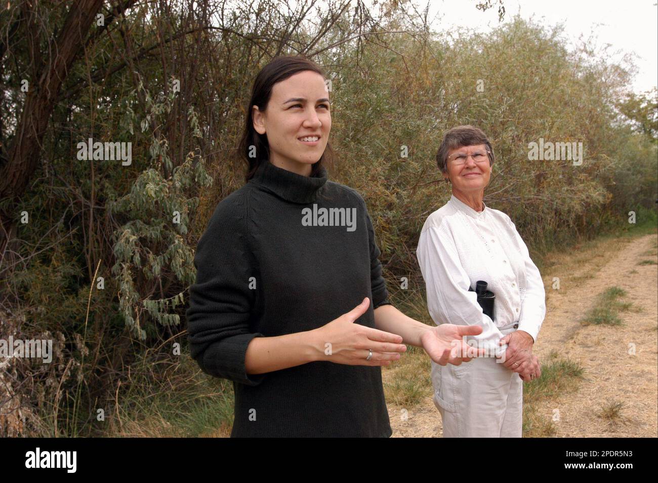 Michelle Arab, left, a landscape architect and artist from Seattle ...