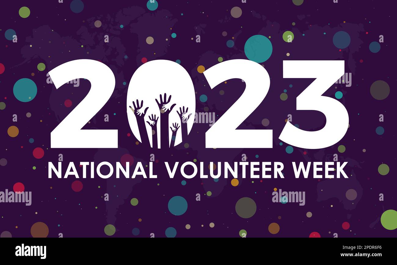 2023 Concept National Volunteer Week Volunteers Communities Awareness