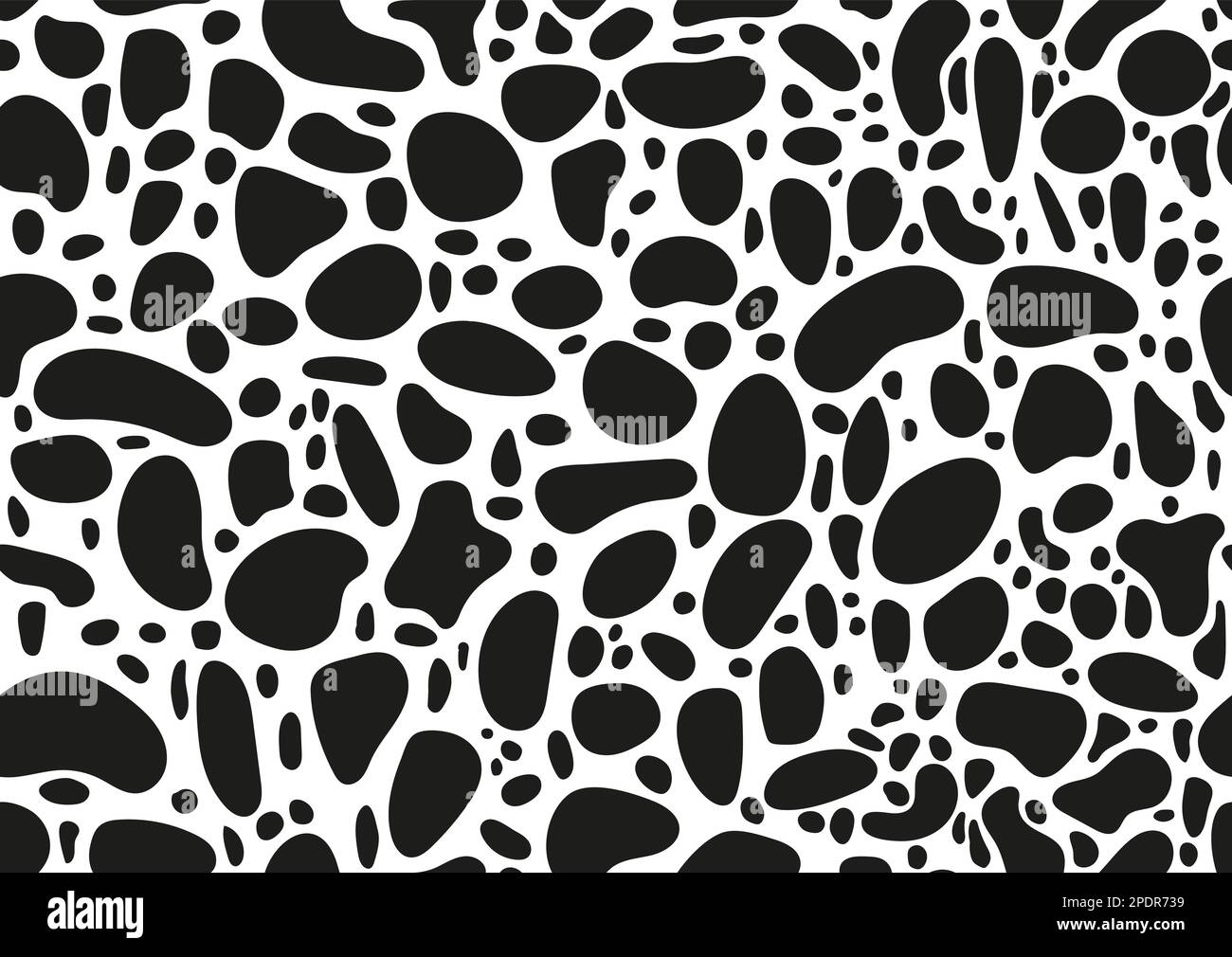 Dalmatian seamless pattern or animal print with skin spot texture Stock ...