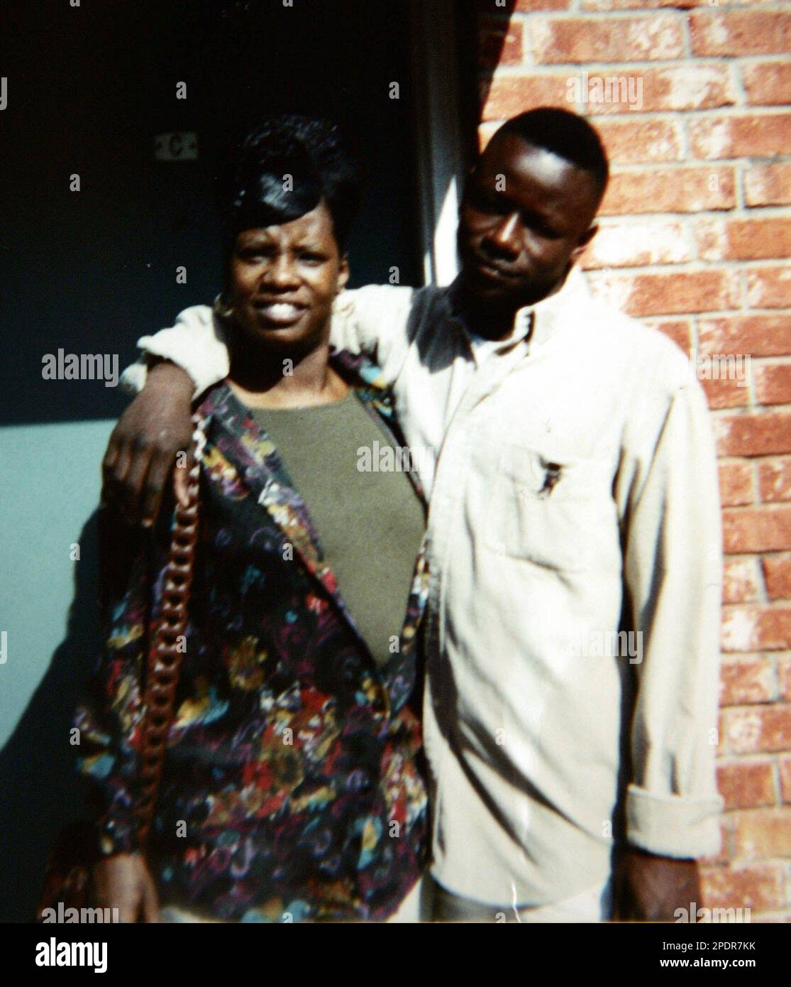 Sheila Airline, left, and her son Don Maurice are shown in this undated ...