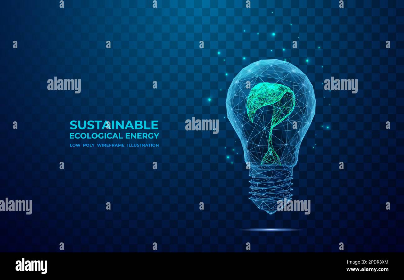 Plant growing inside light bulb. Sustainable ecological energy concept ...