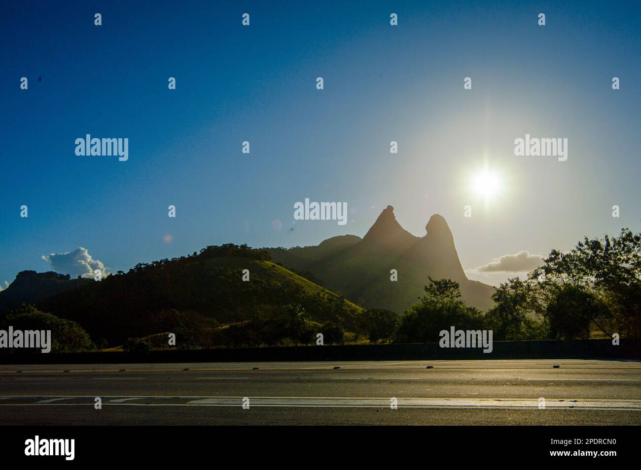 The Friar and the Nun rock Stock Photo - Alamy
