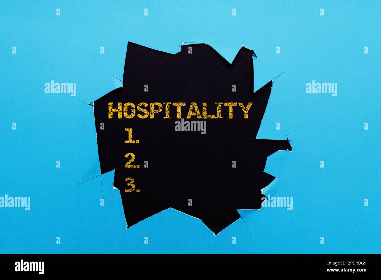 Conceptual display Hospitality. Word Written on the friendly and ...