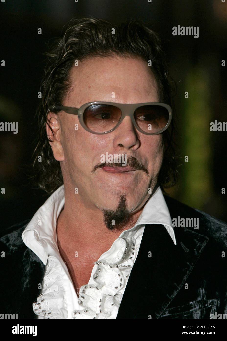 US actor Mickey Rourke arrives at the world premiere of the film ...