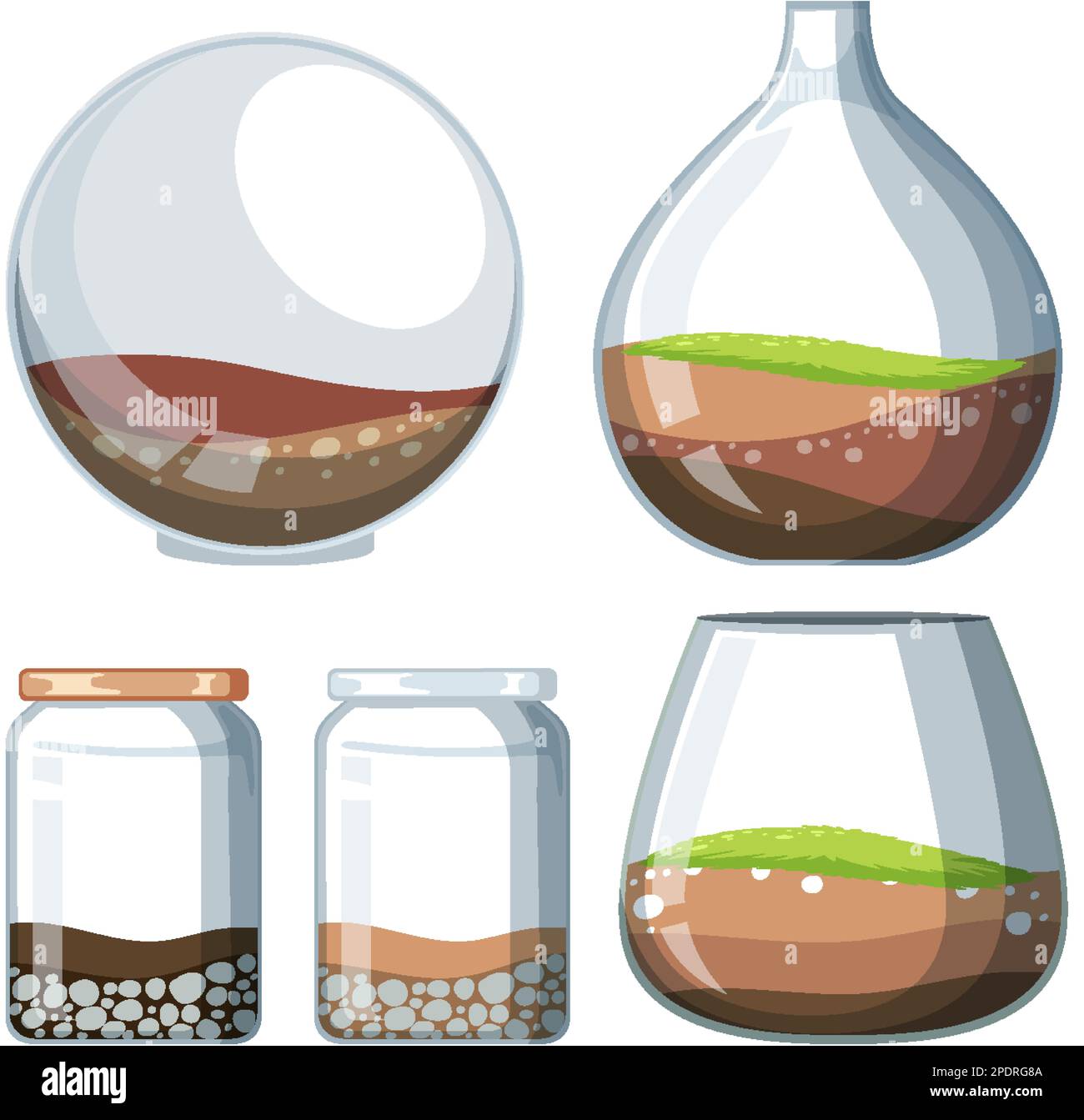 Terrarium empty Stock Vector Images - Alamy